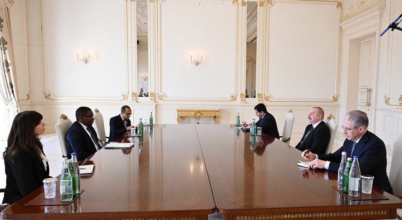 President Ilham Aliyev receives Special Adviser to UN Secretary-General ... President Ilham Aliyev receives Special Adviser to UN Secretary-General ...
